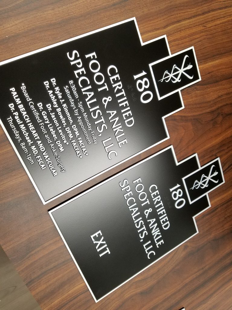 High-End Photopolymer Signage