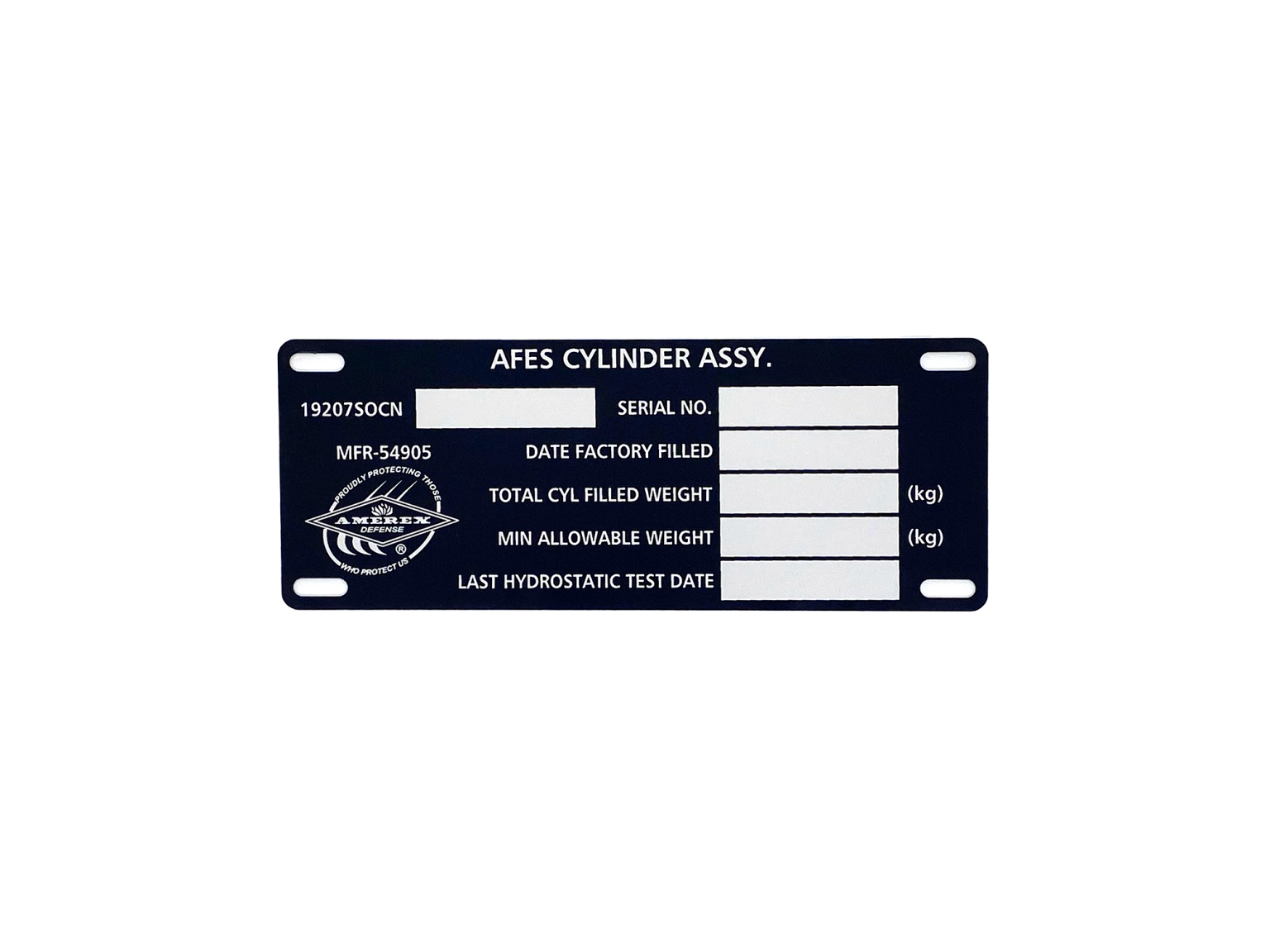 Custom Aluminum Identification Plates | Bell Company, Inc.