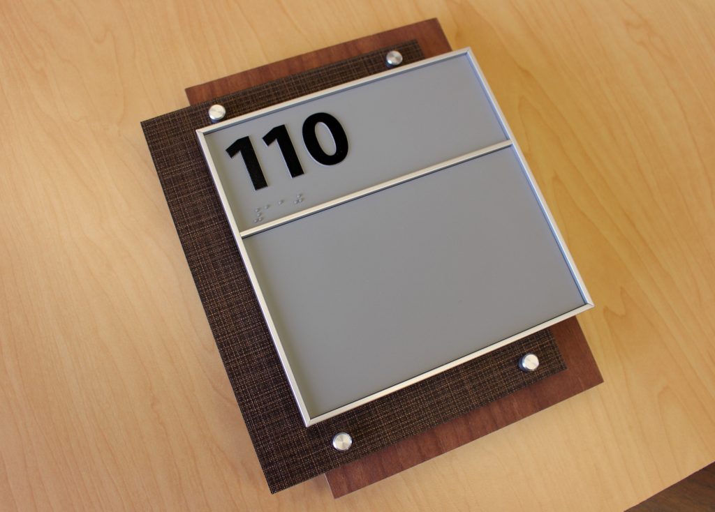 Vista & JRS Frame Systems for ADA Signs