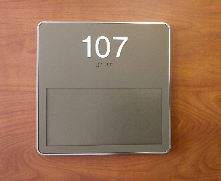 Vista & JRS Frame Systems for ADA Signs